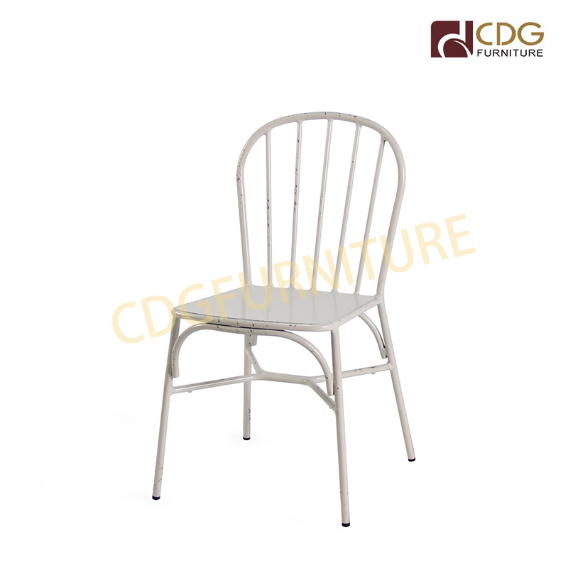 European Style Slat Aluminium Backrest Outdoor Restaurant And Bistro ...