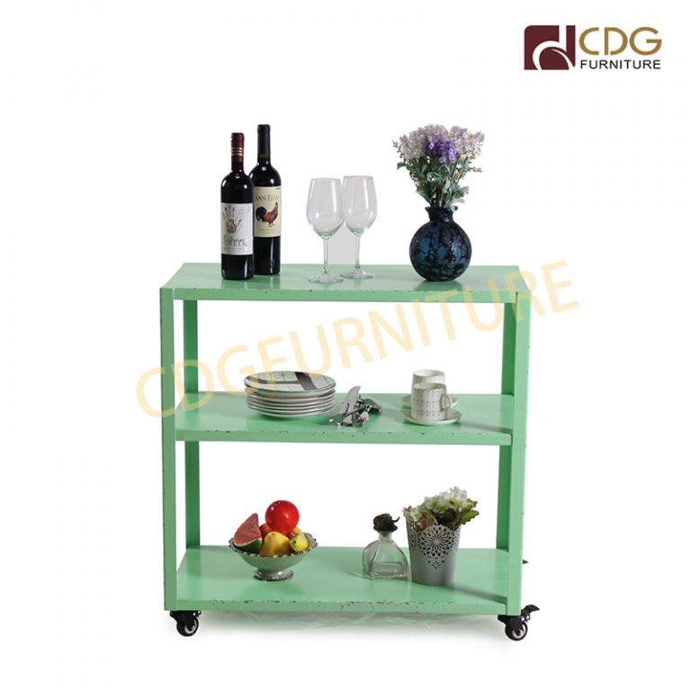Aluminium Garden Trolley Cart Kitchen Buffet Cart With Wheels ...