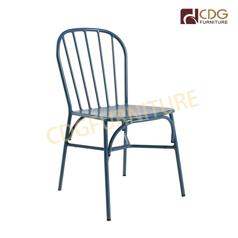 Leisure Modern Design Baby Blue Metal Chair Outdoor Garden Wedding ...