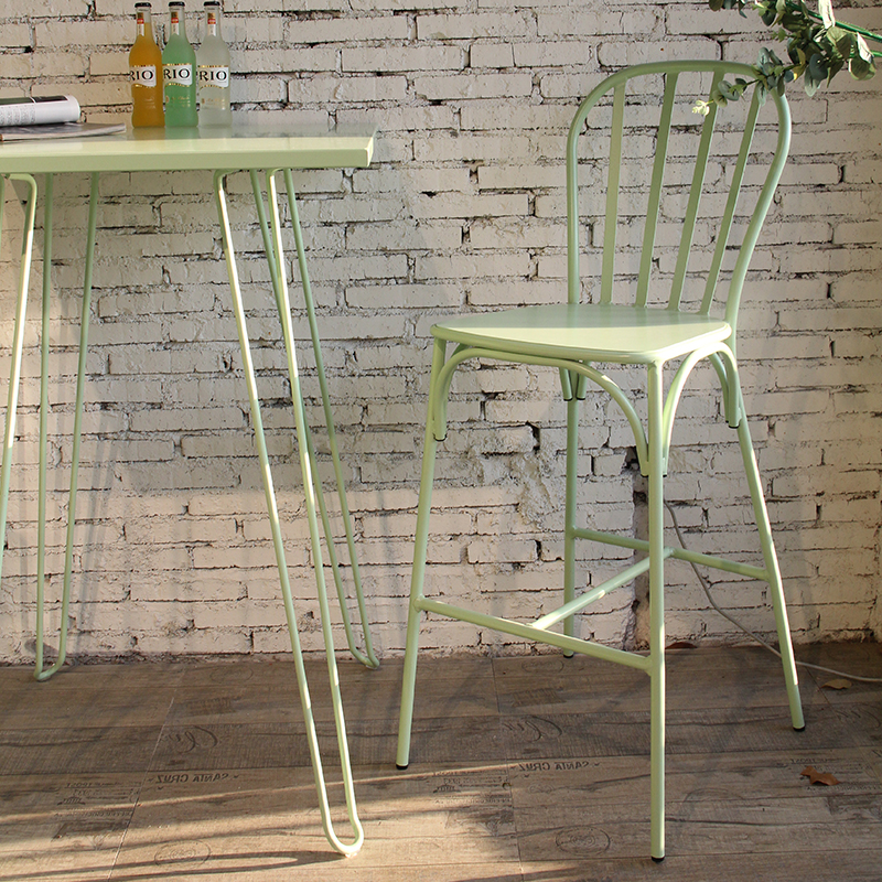 China Industrial Modern Metal High Bar Furniture Table 735BT-ALU-SQ70 ...