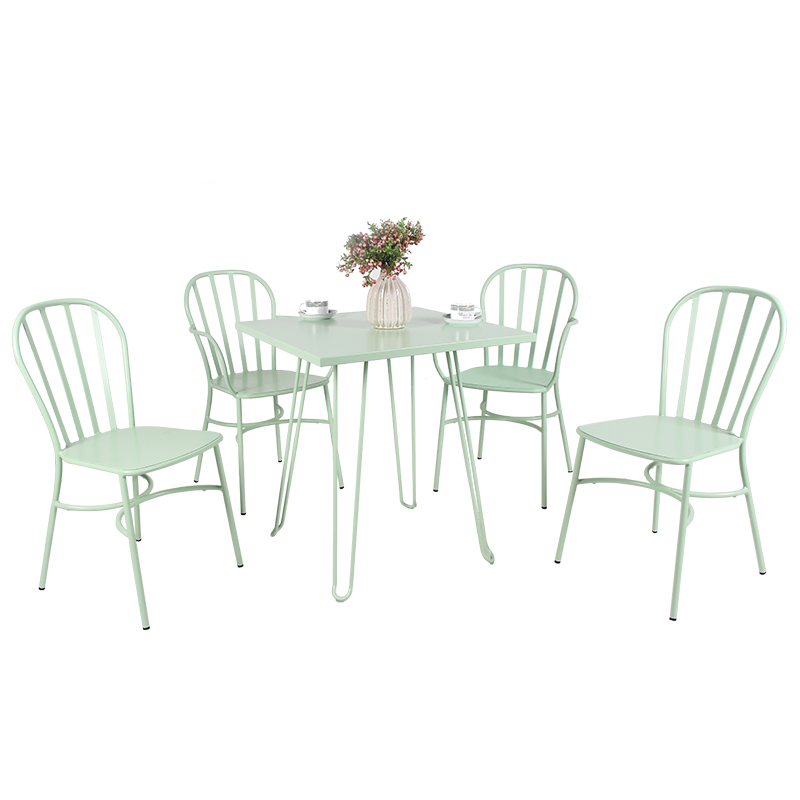 Customized Restaurant Coffee 4 Seater Square Dining Table 735DT-ALU ...