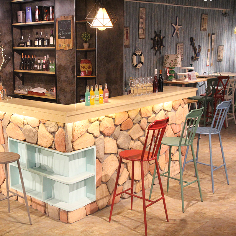 Supplier And Manufacturer Customized Color Bar Chair 723-H75-ALU - jiemei
