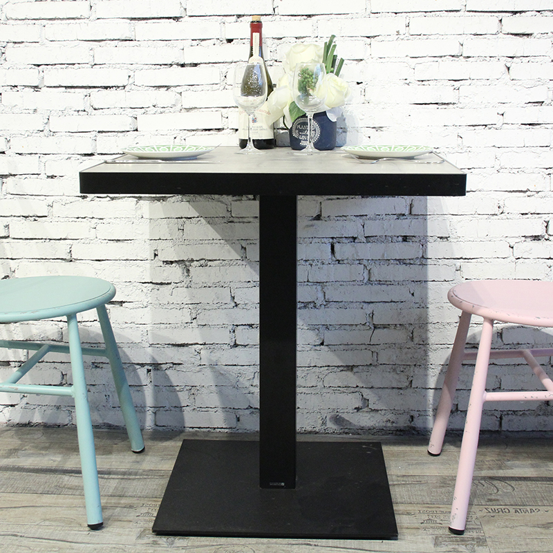 Waterproof Heat Resistance Solid Color Square HPL Coffee Table 804DT ...