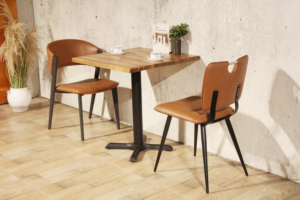Italian Style Leather Restaurant Chairs - jiemei